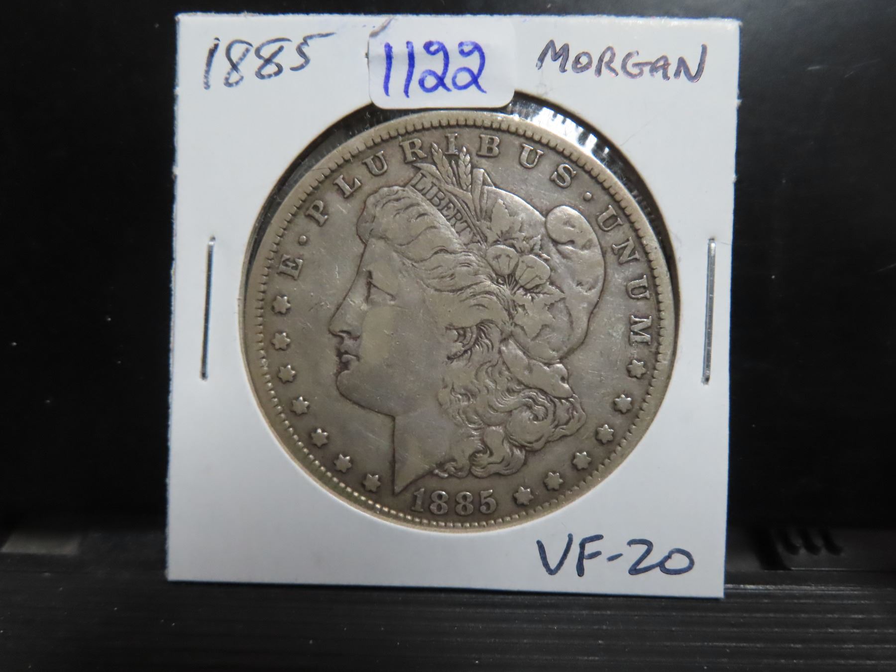 U.S. 1885 Morgan Silver Dollar. VF-20.