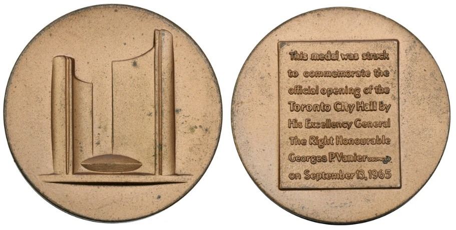 RCM lot; Toronto Medal City Hall Medal.