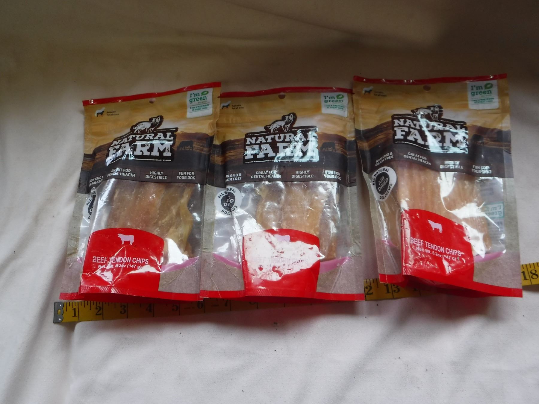 3 Bags Of Beef Tendon Chips