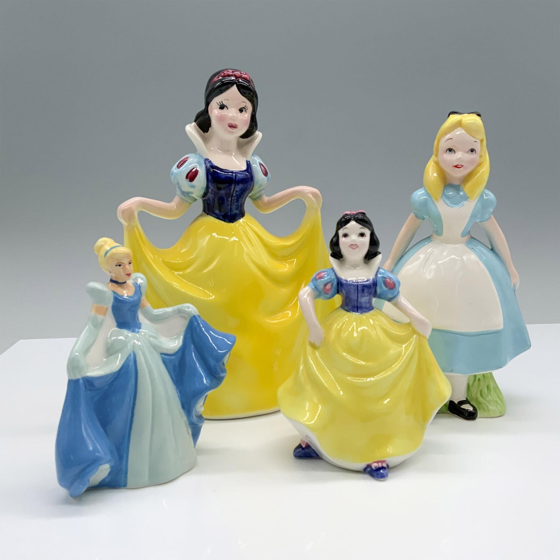 4pc Disney Japanese Porcelain Figurines
