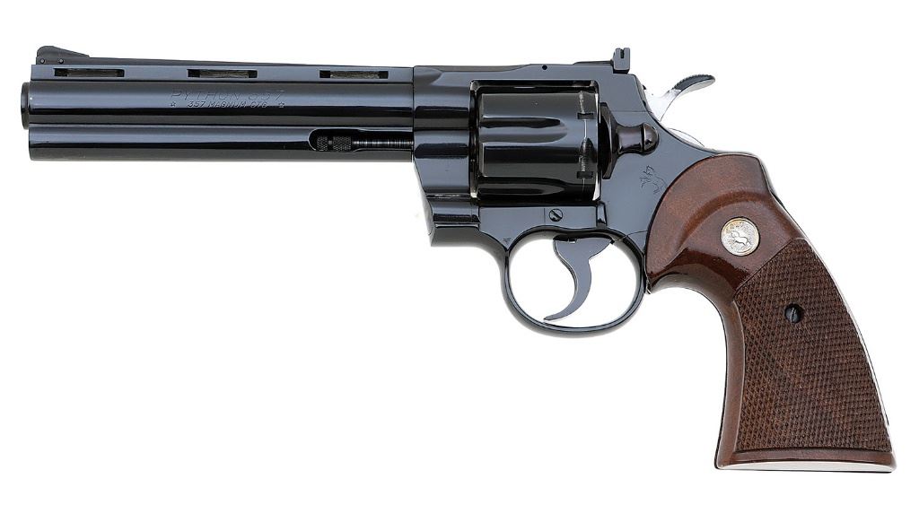 Colt Python Double Action Revolver - Test Site