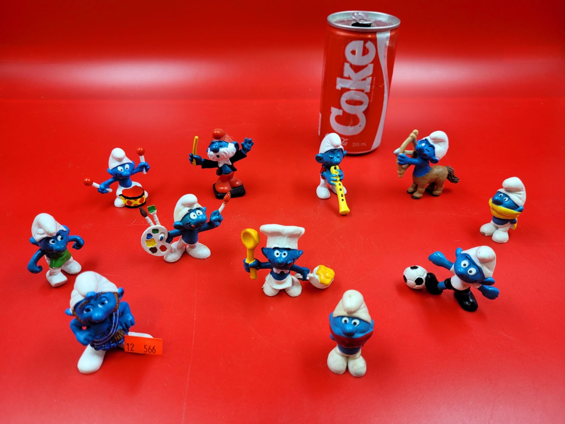 Vintage Smurf Figurine Toy Lot