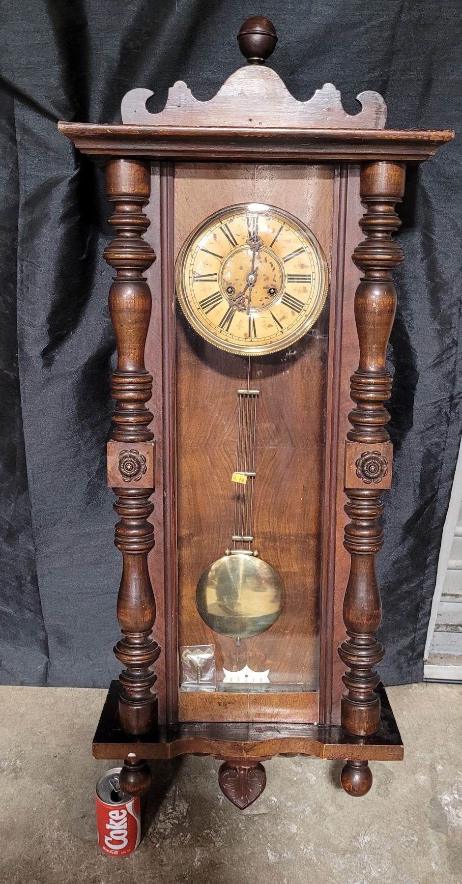 Vintage Hanging Pendulum Wall Clock