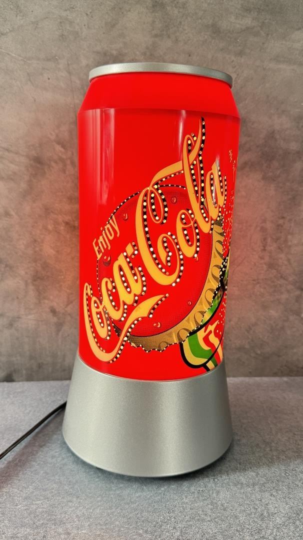 Coca Cola Company Figural Can Lamp