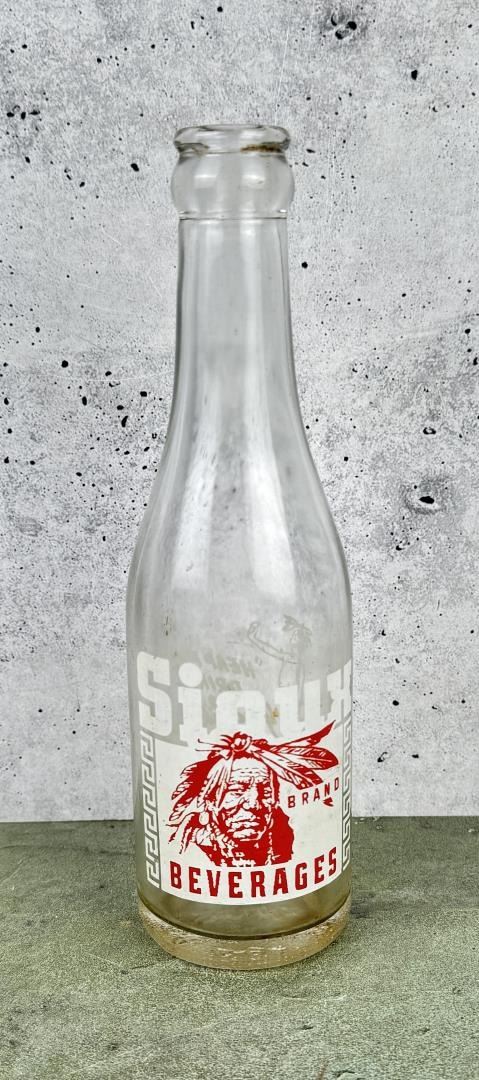 Sioux Brand Beverages Soda Bottle