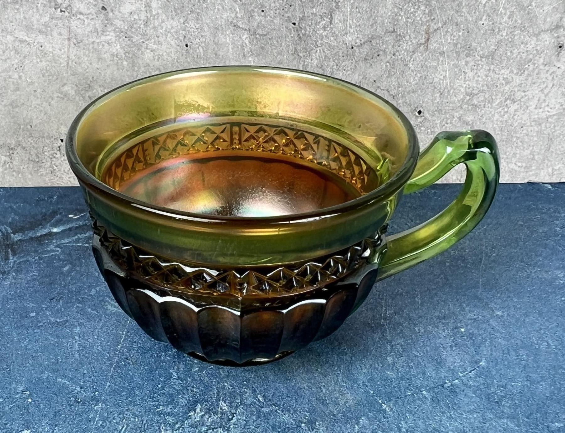 Northwood Fluted Carnival Glass Cup