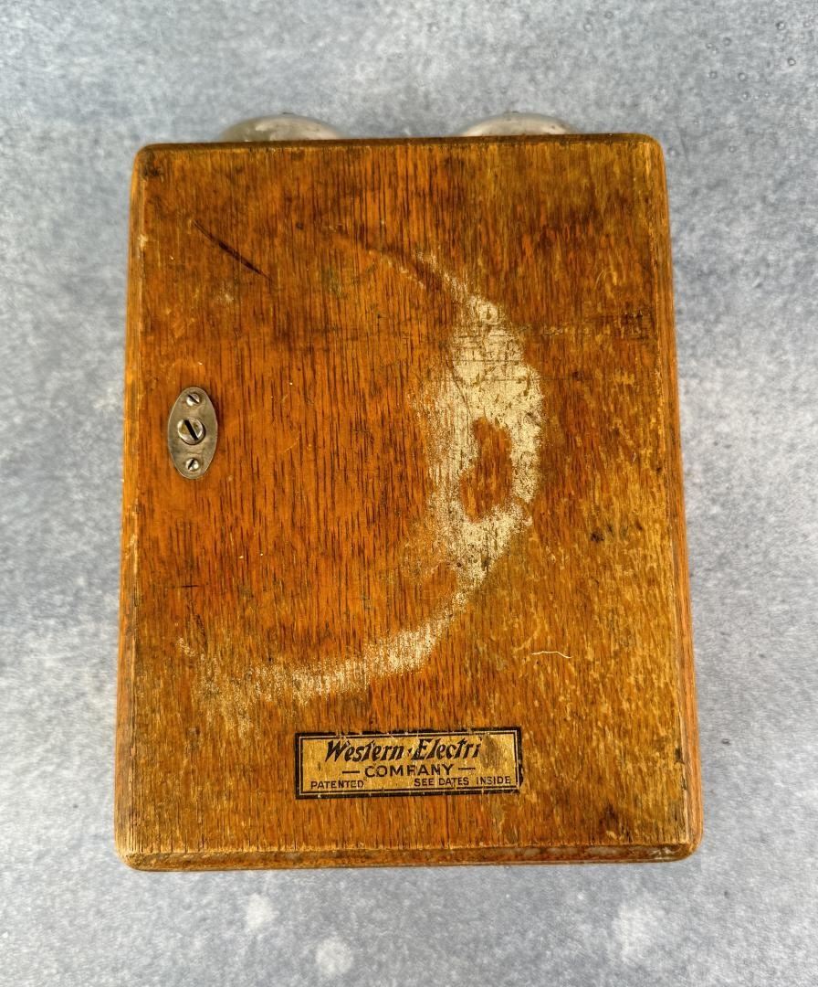Western Electric Oak Telephone Ringer Box