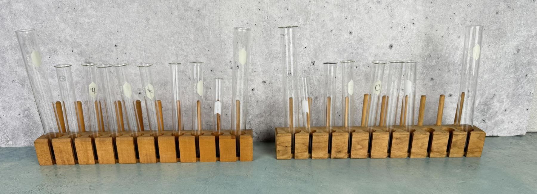 Antique Apothecary Laboratory Glass Test Tubes
