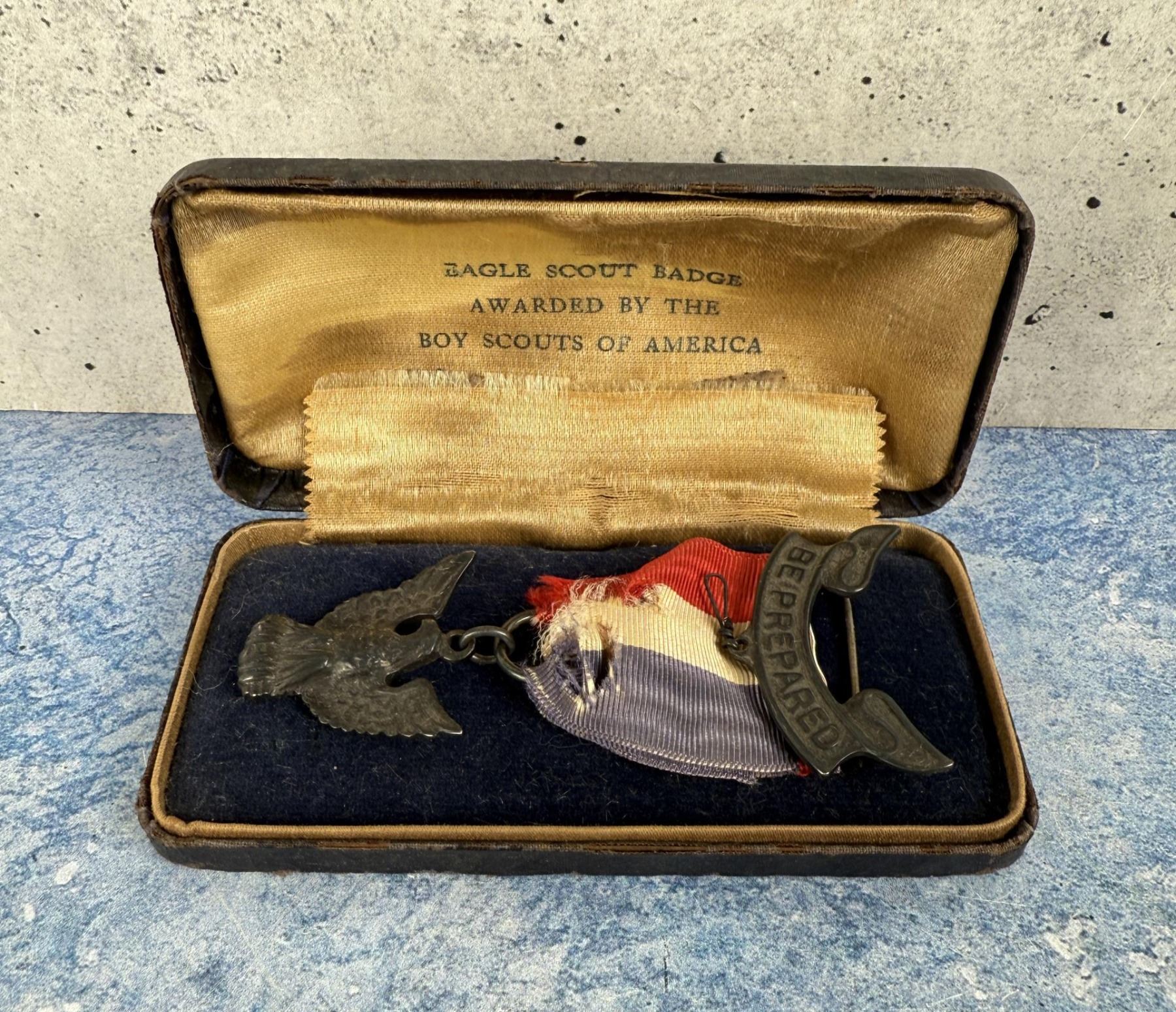 Sterling Silver Eagle Scout Medal Badge