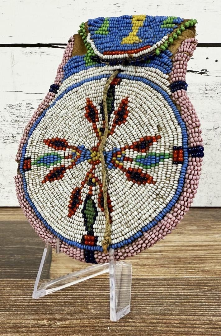 Montana Native American Indian Beaded Watch Pouch