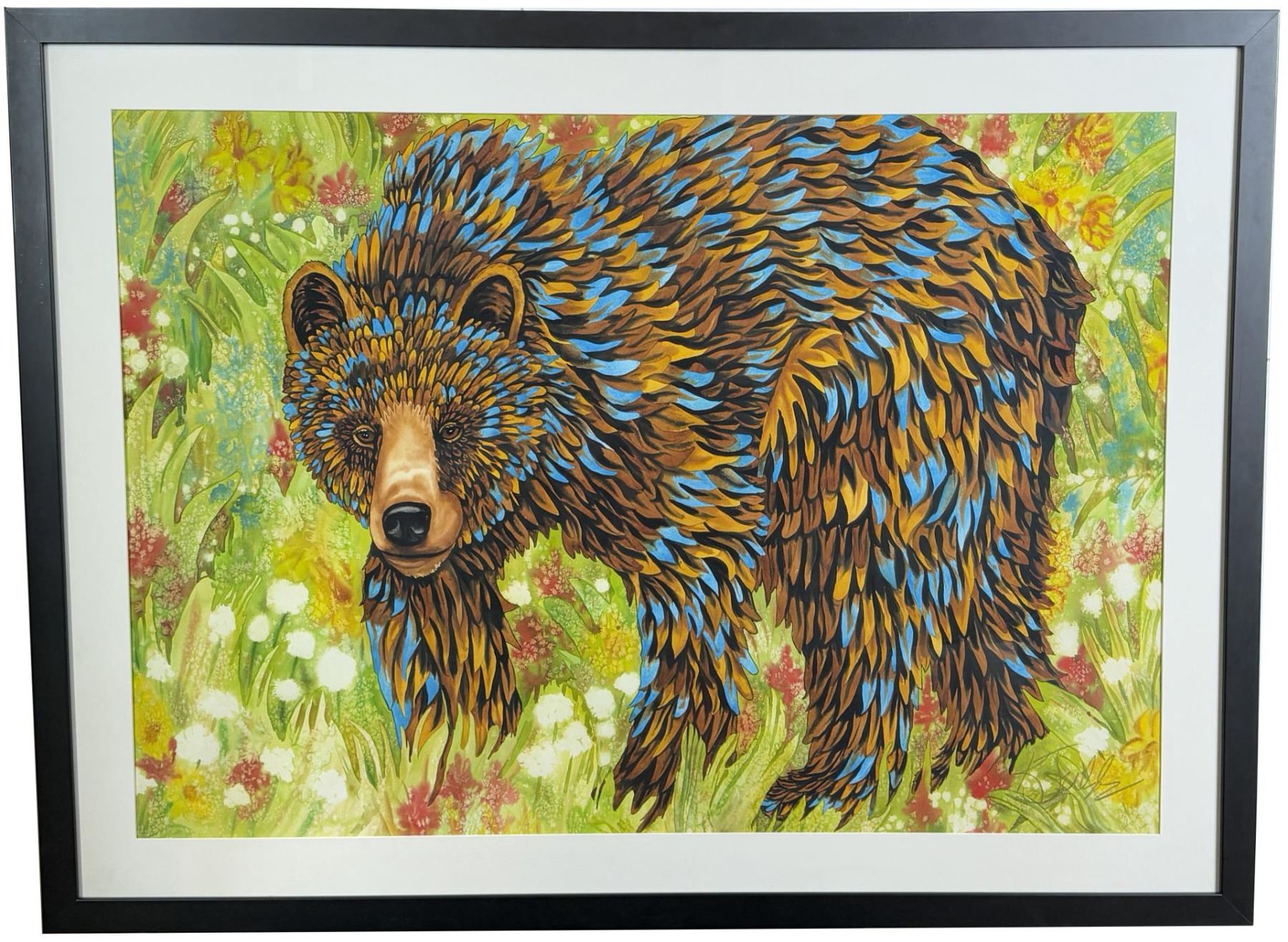 Kendahl Jan Jubb Montana Bear Watercolor Painting