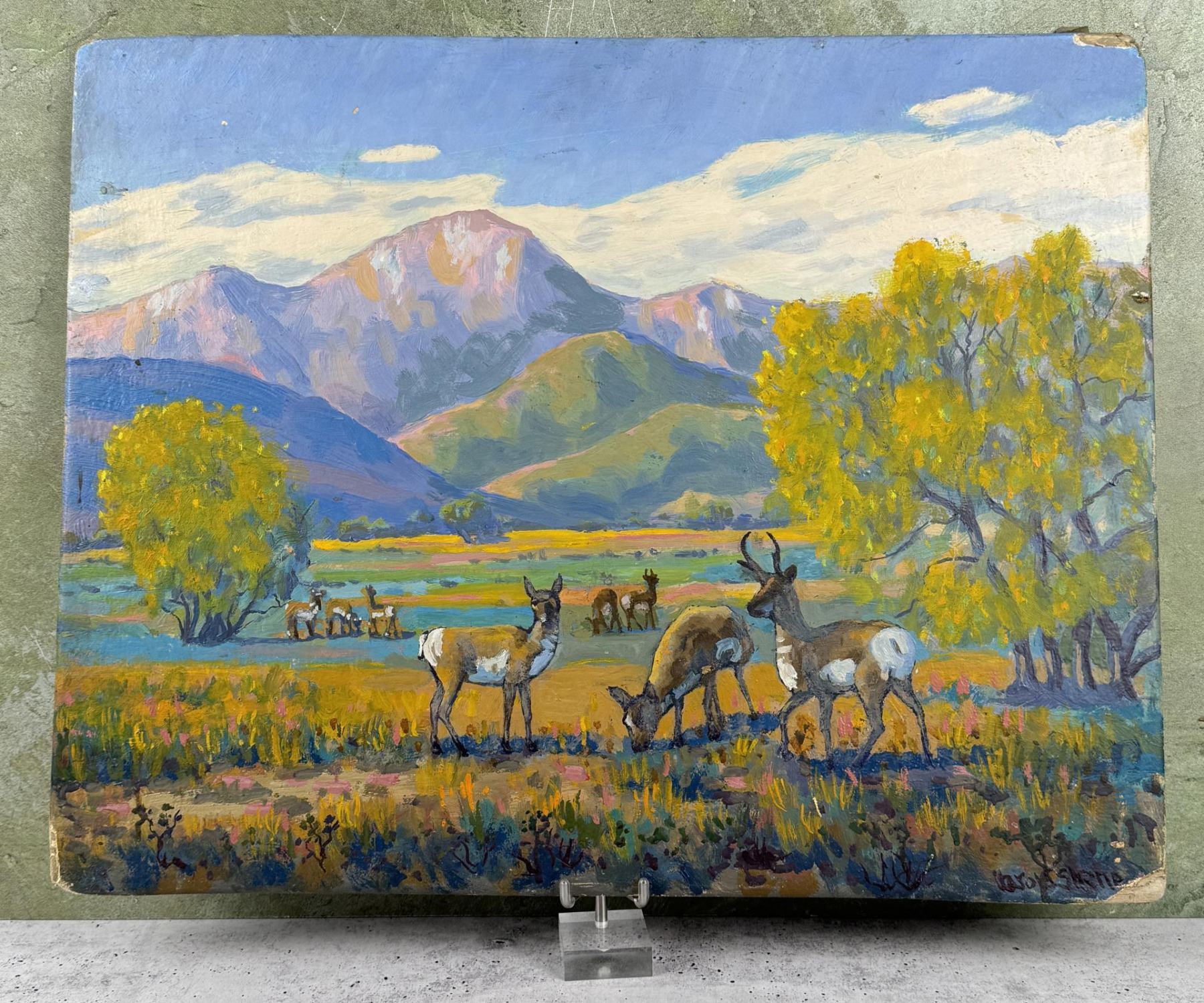 Harold Skene Colorado Oil Painting