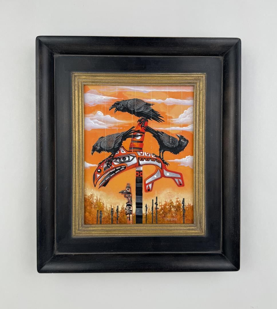 Val Paul Taylor Northwest Coast Oil Painting