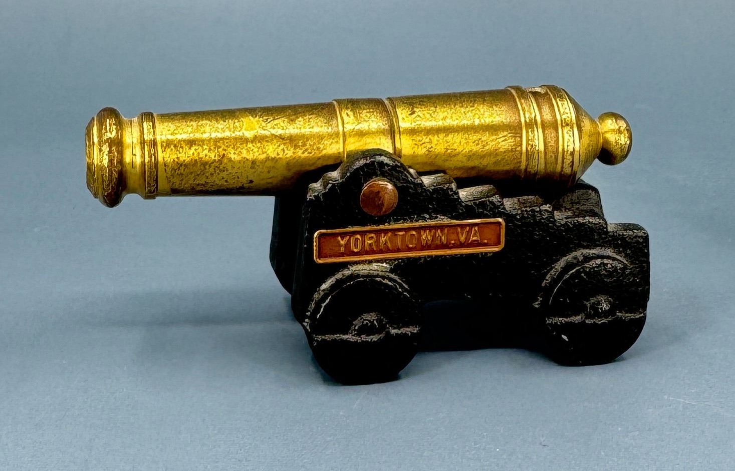Yorktown Virginia Miniature Brass Desk Cannon