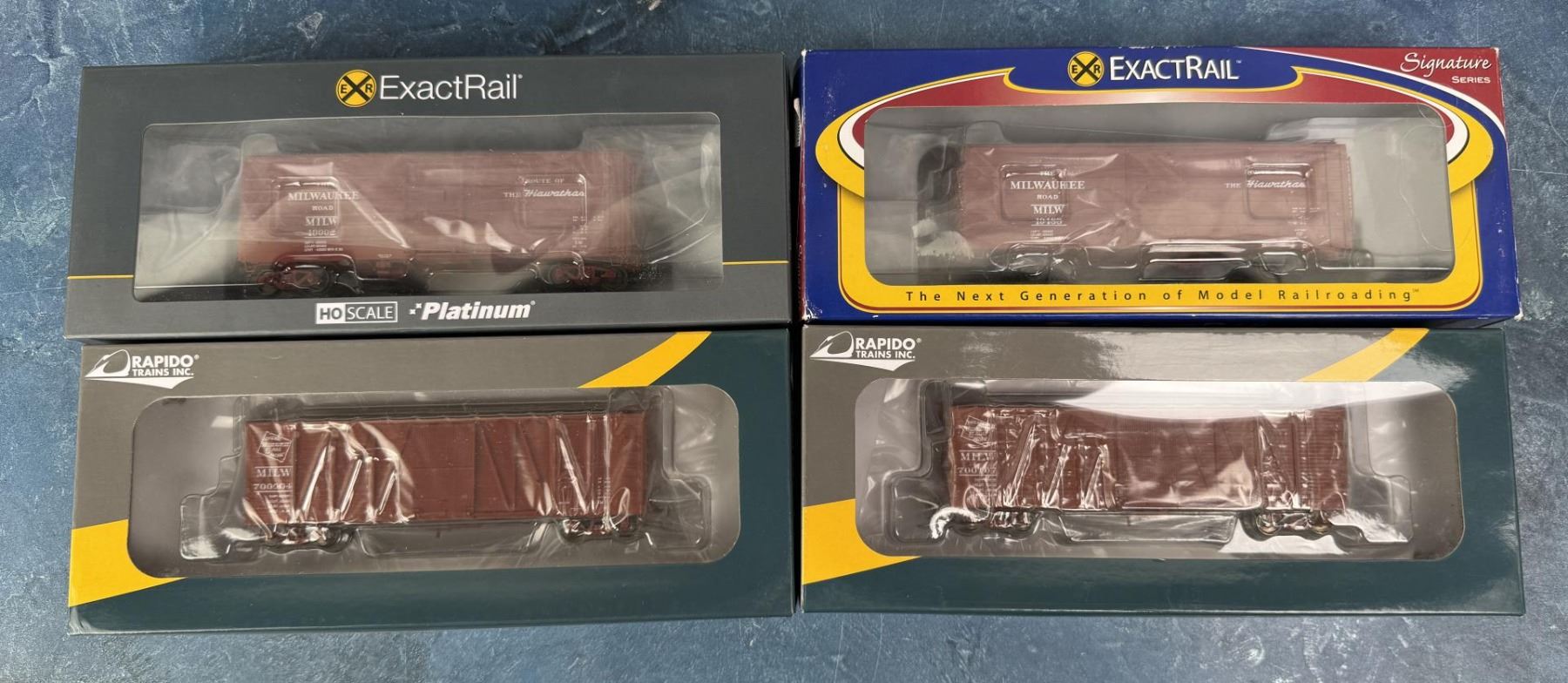 Rapido ExactRail HO Scale Boxcars