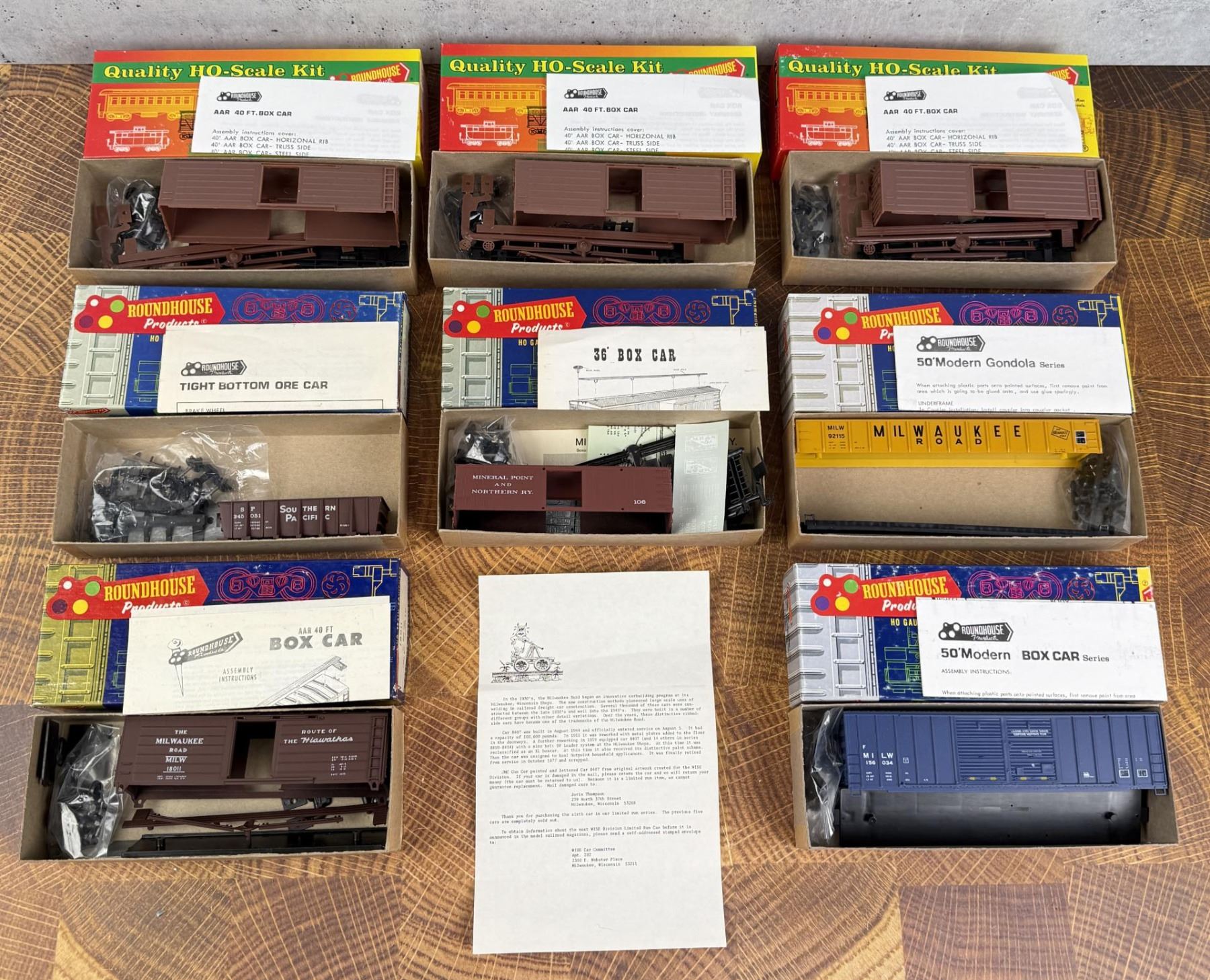 Roundhouse Products HO Scale Model Kits