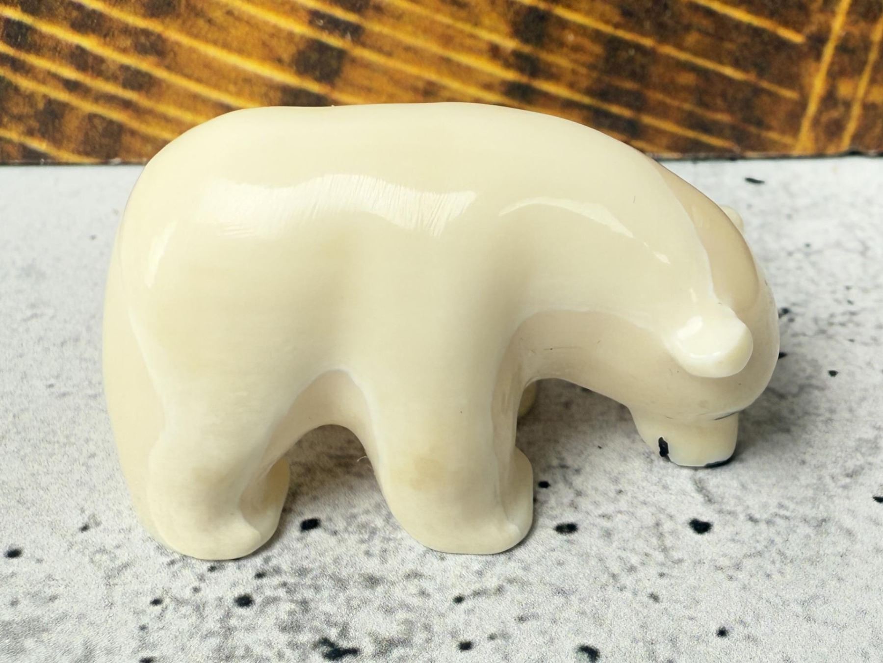 Alaska Inuit Eskimo Polar Polar Bear Carving