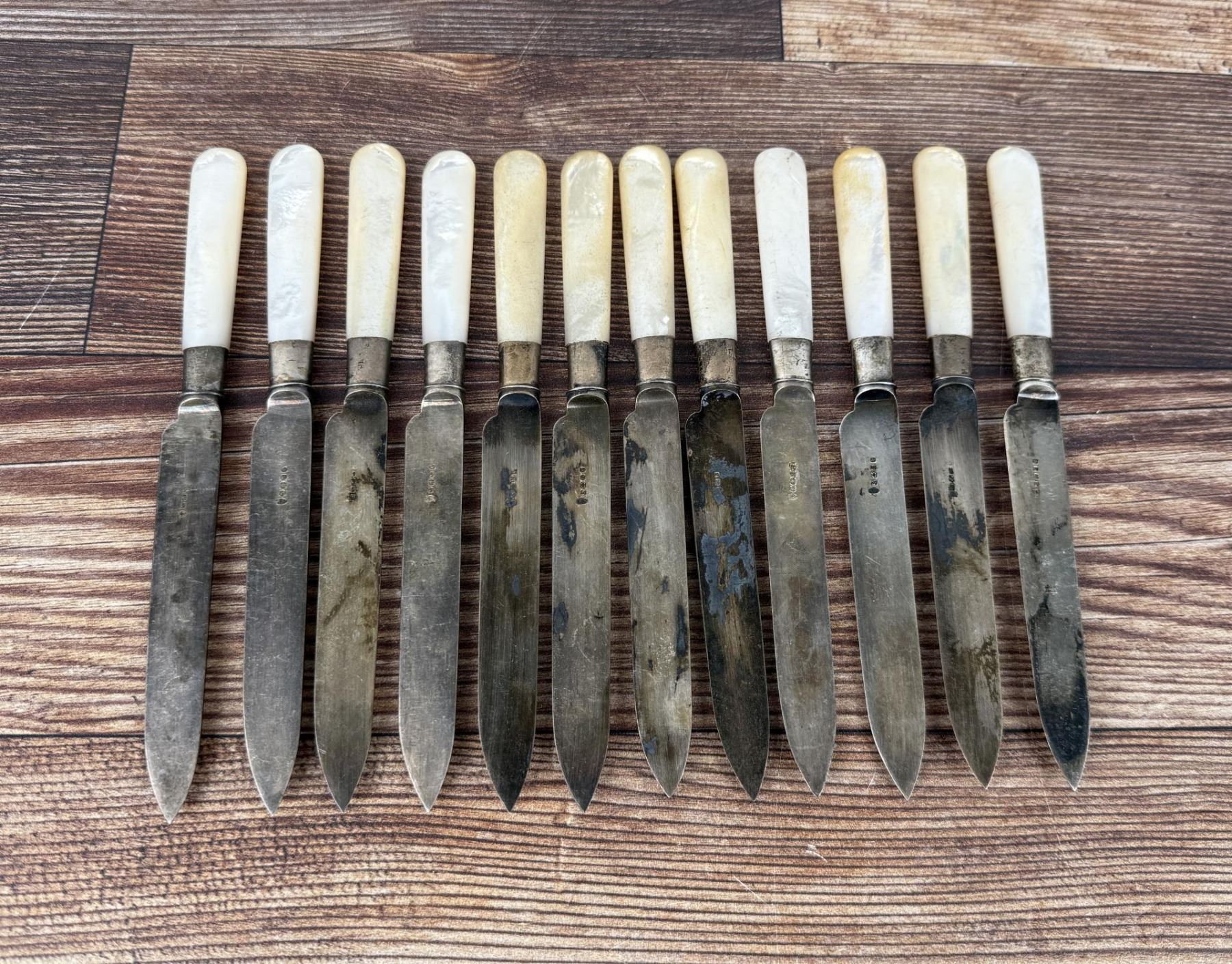 Antique Mother of Pearl Handled Knives