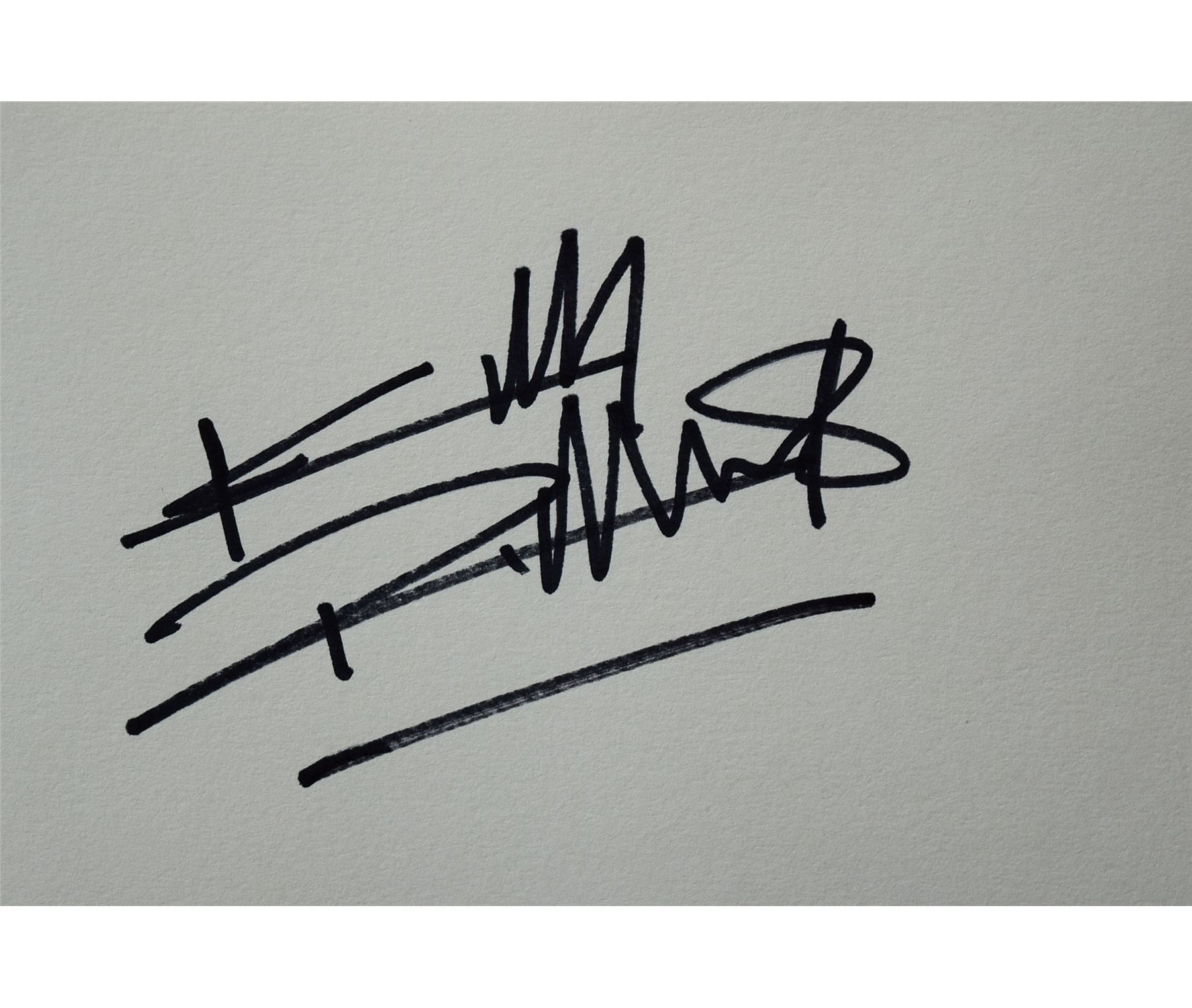 Keith Richards signature slip