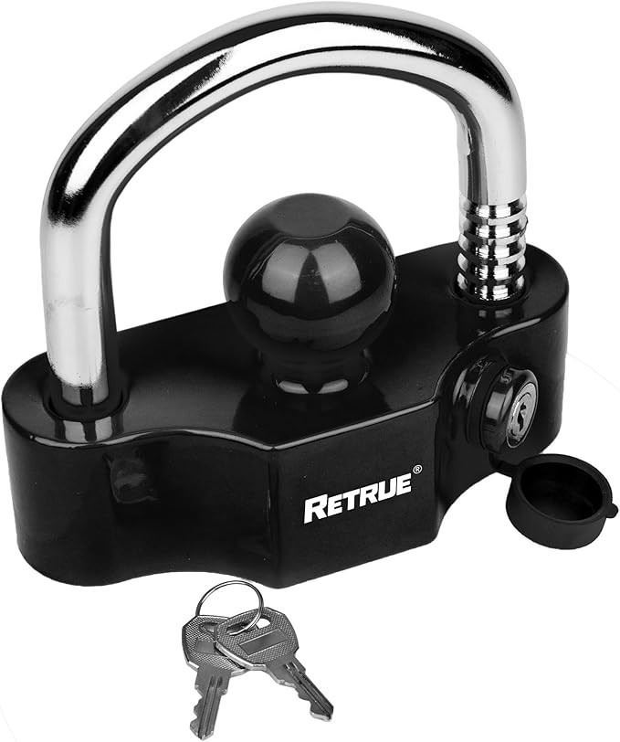 Retrue Universal Coupler Lock Trailer Locks Ball Hitch Trailer Hitch ...