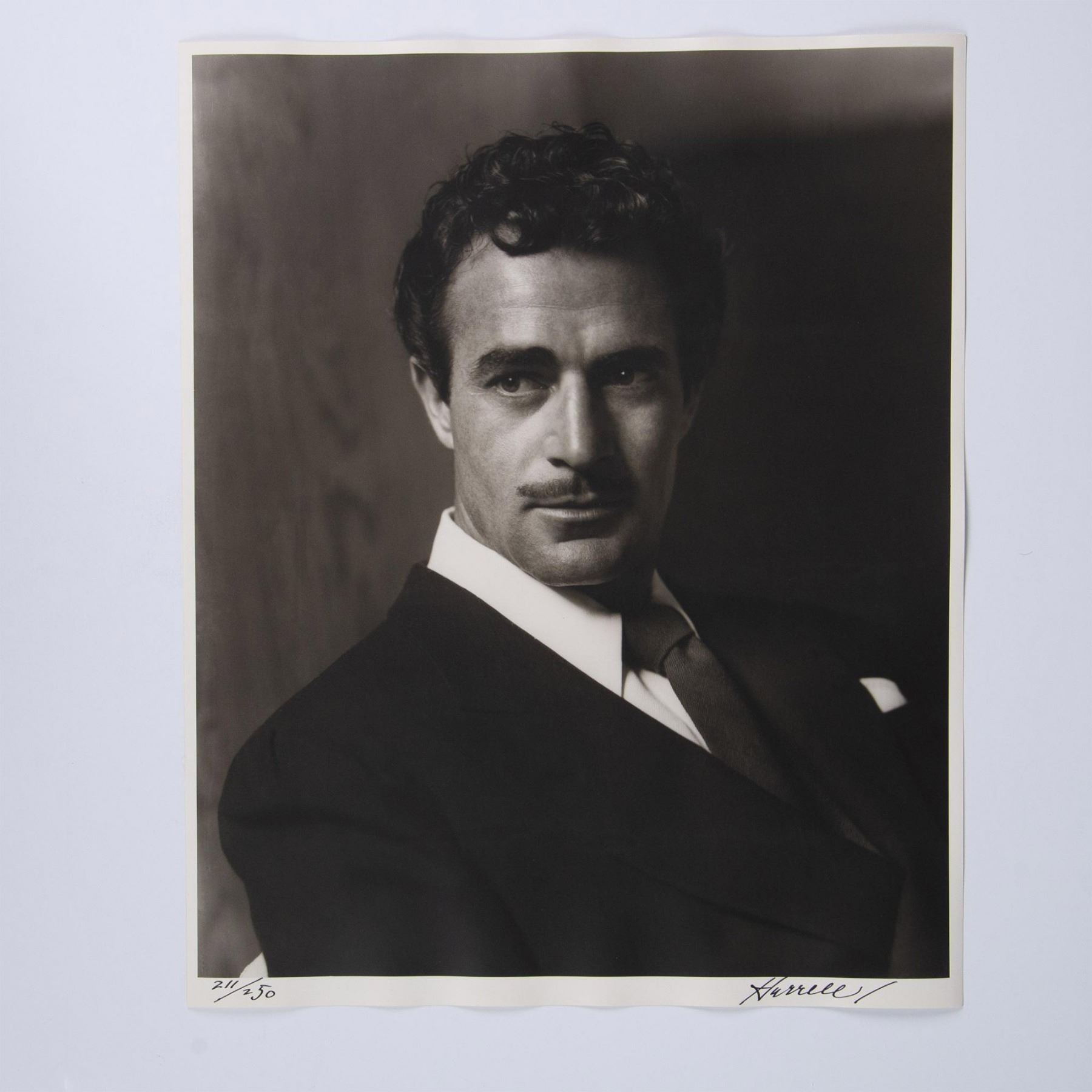 George Hurrell, Original Silver Gelatin Photograph, Signed