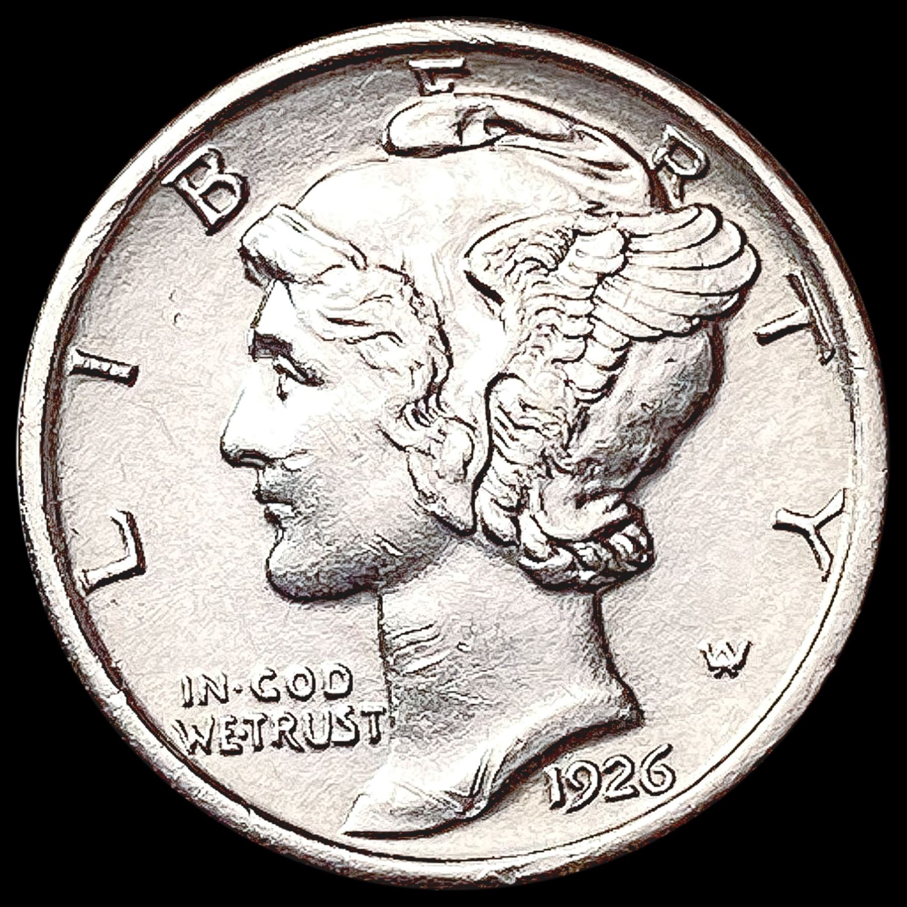 1926 Mercury Dime UNCIRCULATED