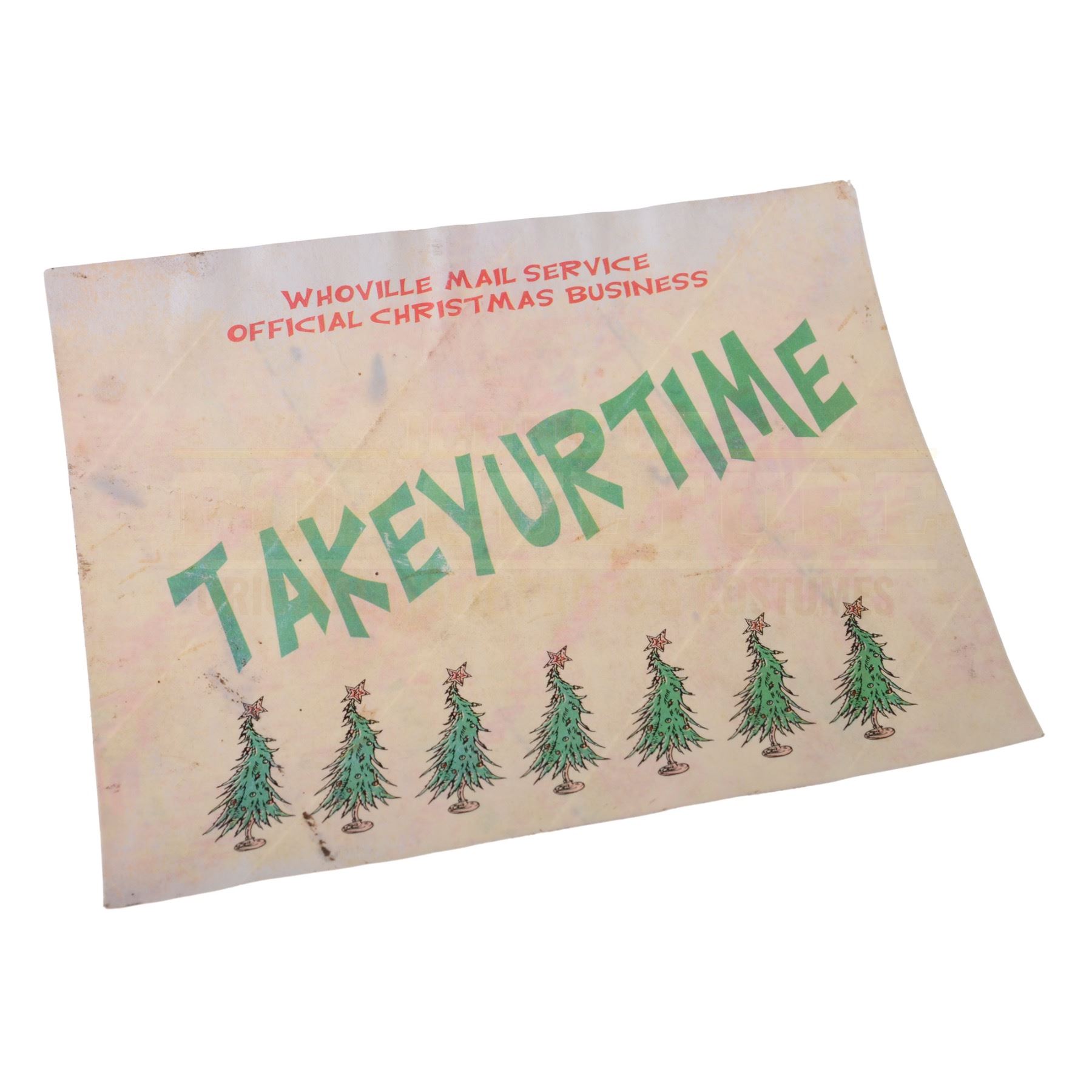 How the Grinch Stole Christmas – “Whoville” Shipping Label - H3-8