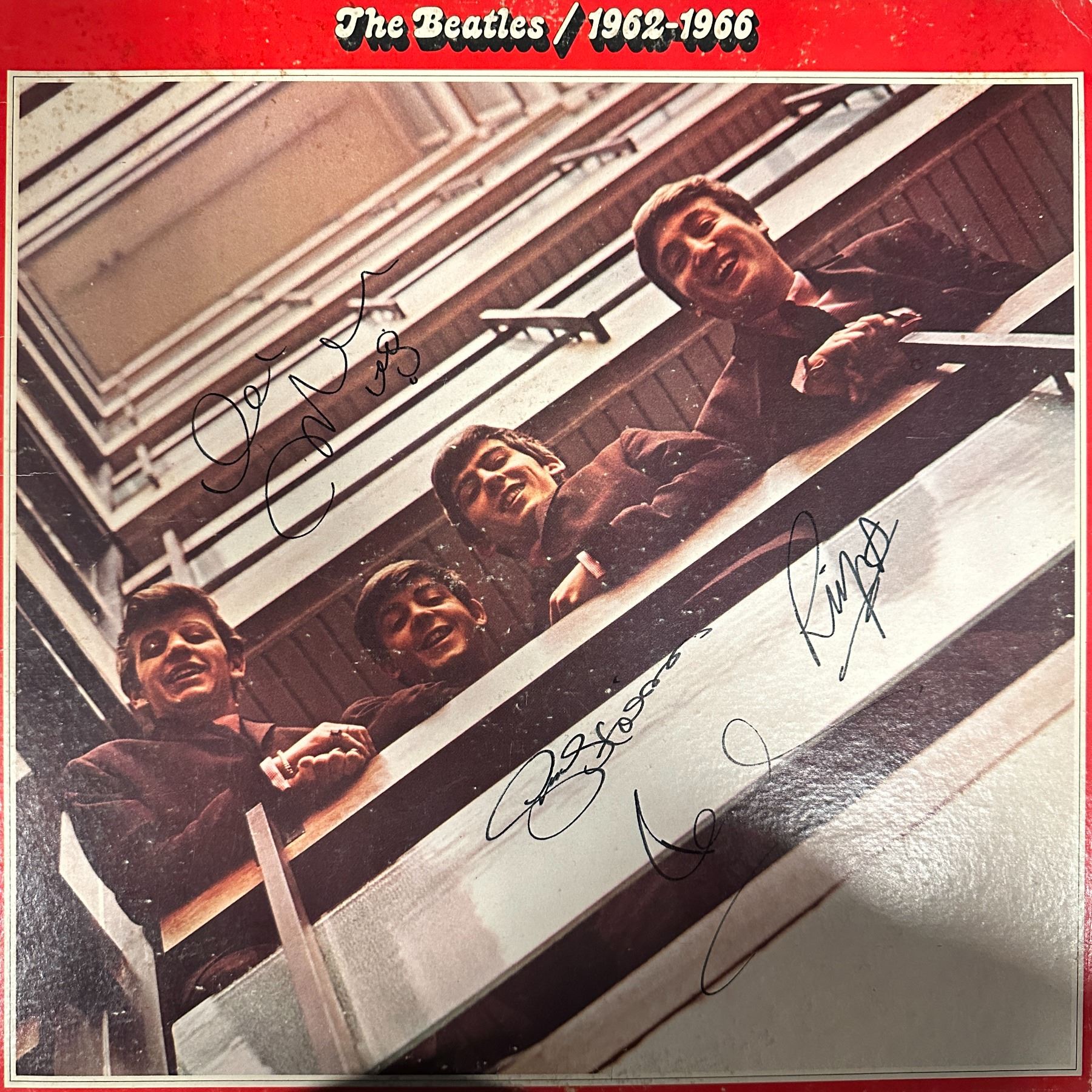 The Beatles Autographed Album JOHN PAUL GEORGE RINGO