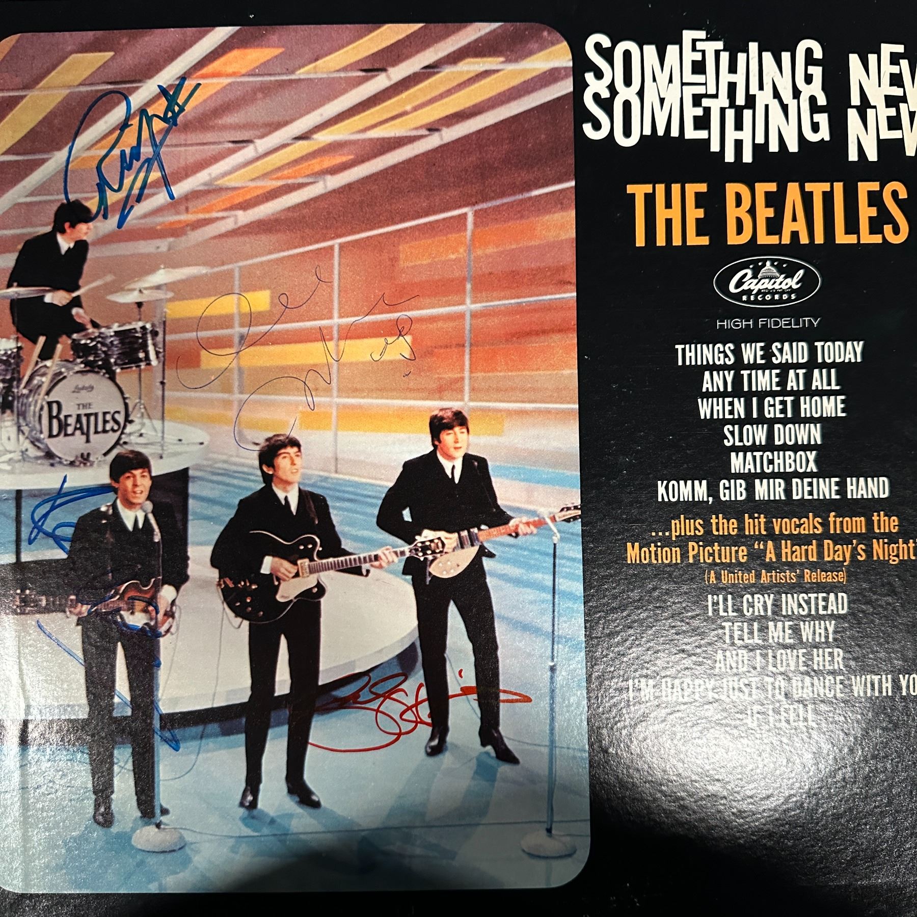 The Beatles Autographed Album JOHN PAUL GEORGE RINGO