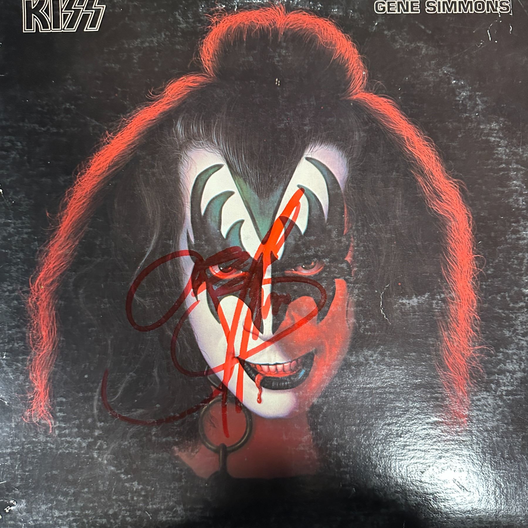Gene Simmons Autographed Solo Album