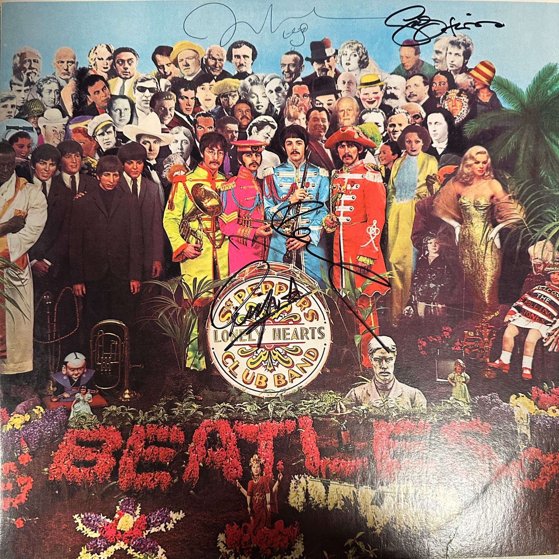 The Beatles Autographed Album JOHN PAUL GEORGE RINGO