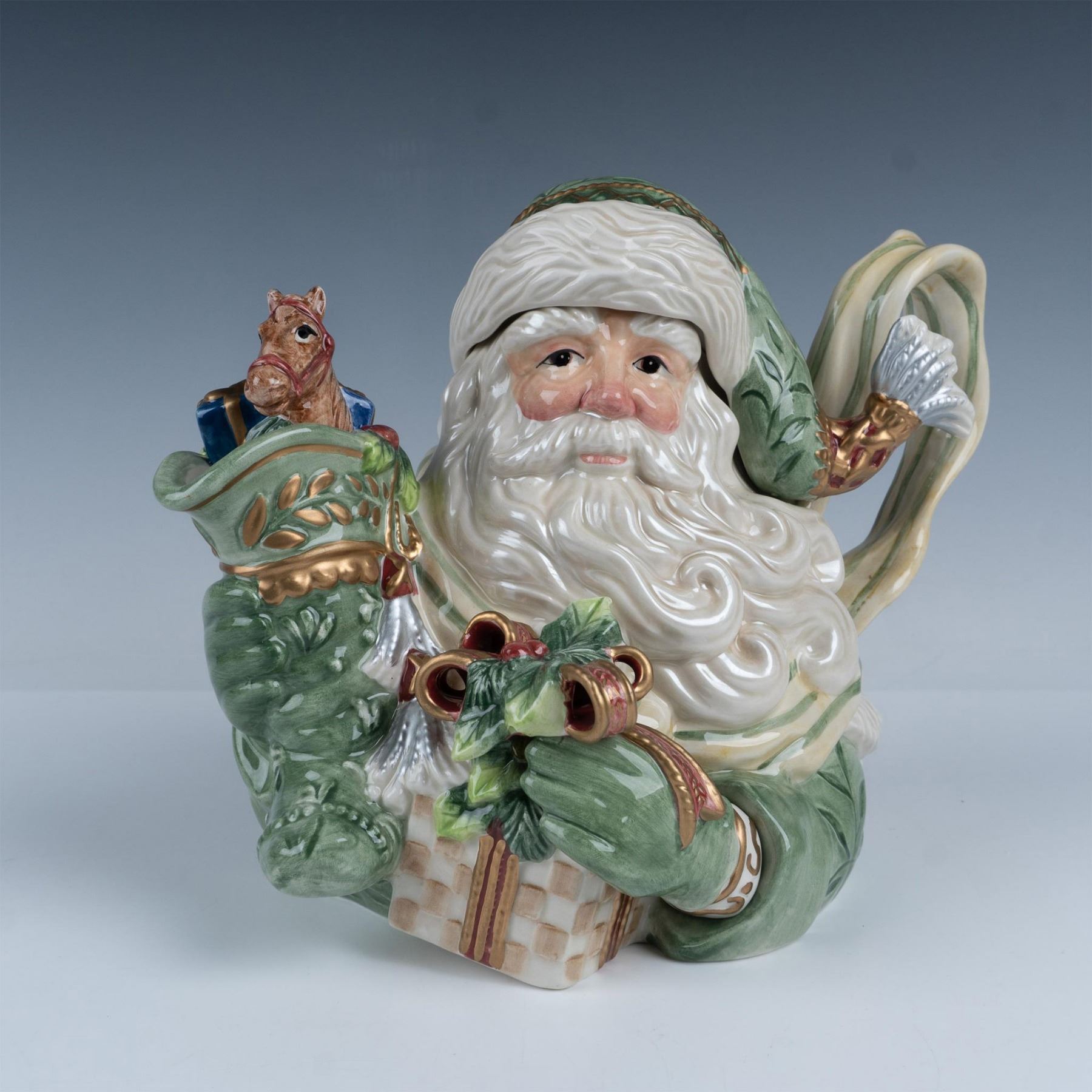 Fitz & Floyd Gregorian Collection Figural Lidded Teapot