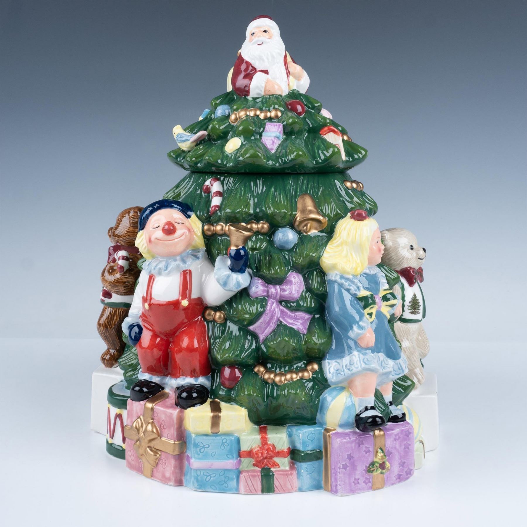 Spode Christmas Tree Cookie Jar, Toys Around the Tree