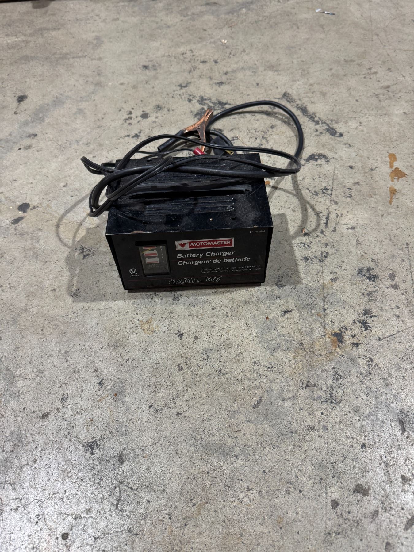Motor master battery charger