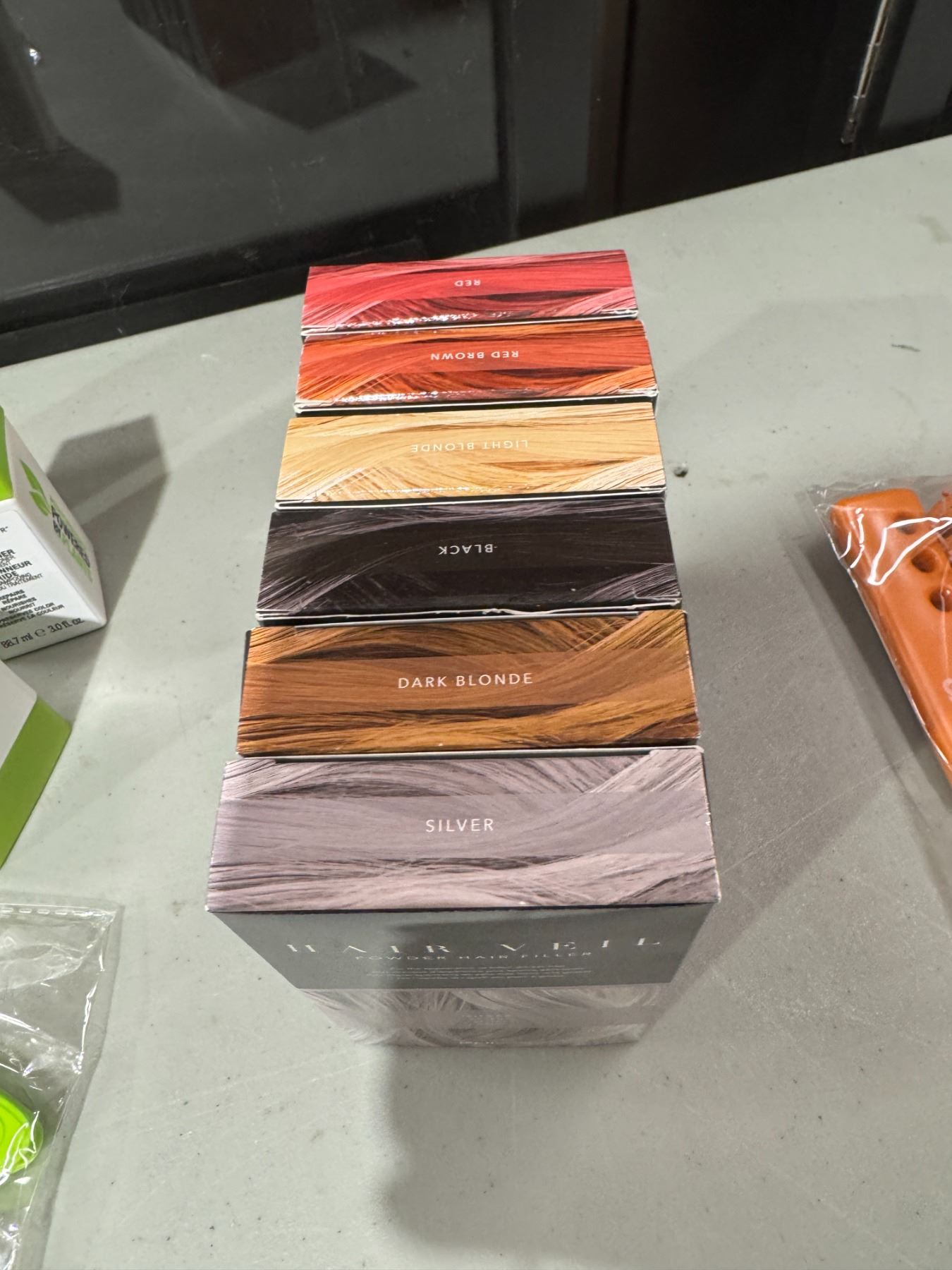 Hair, veil powder, hair filler assorted colors