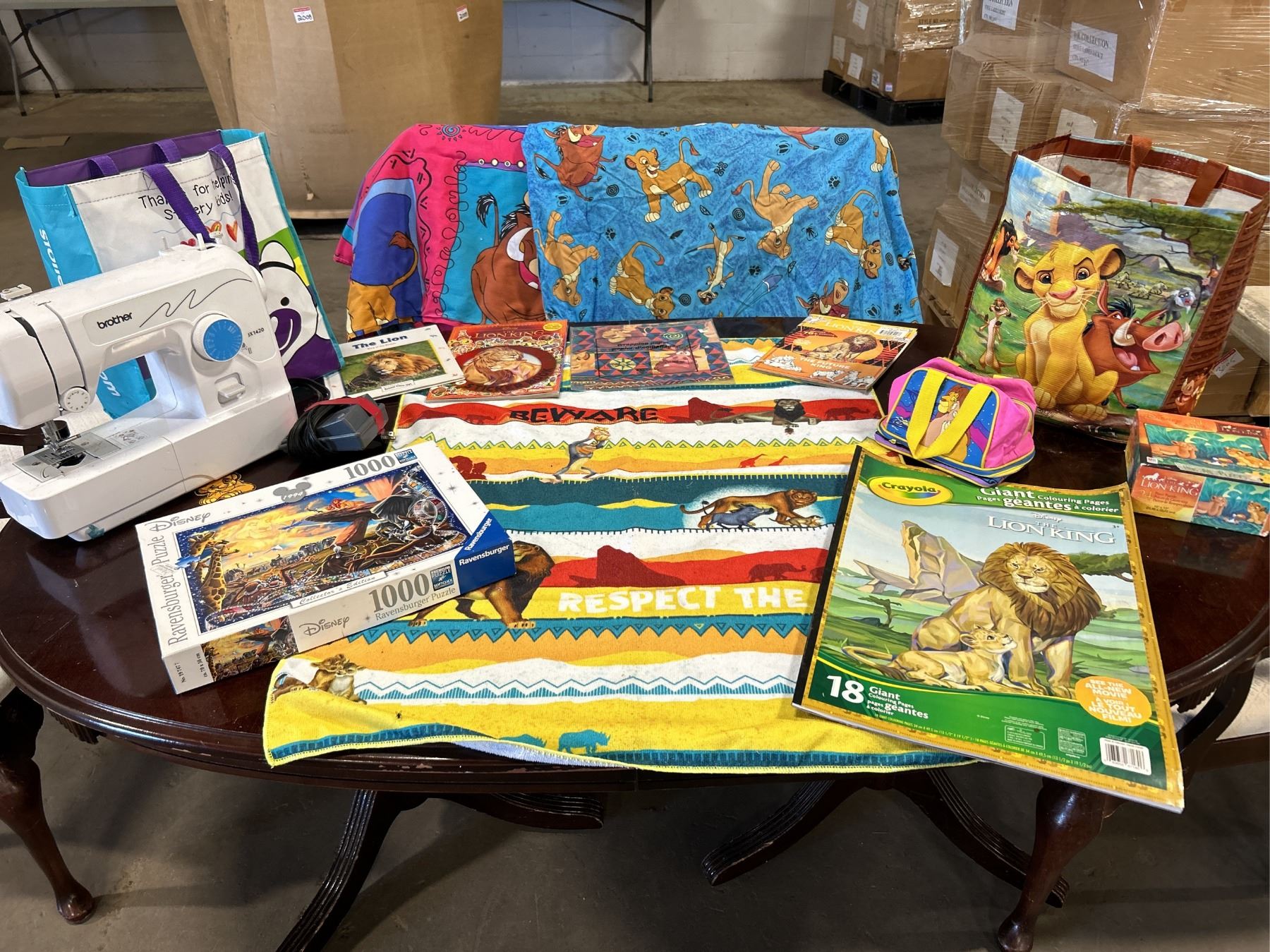 Lion King Collection & Sewing Machine