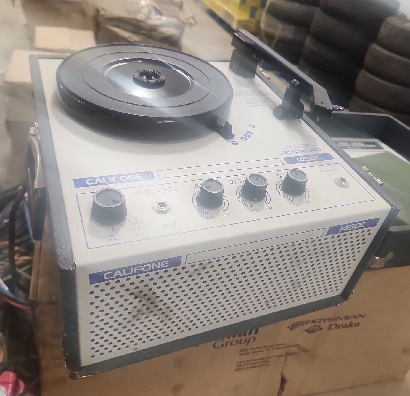 Vintage Portable Record Player