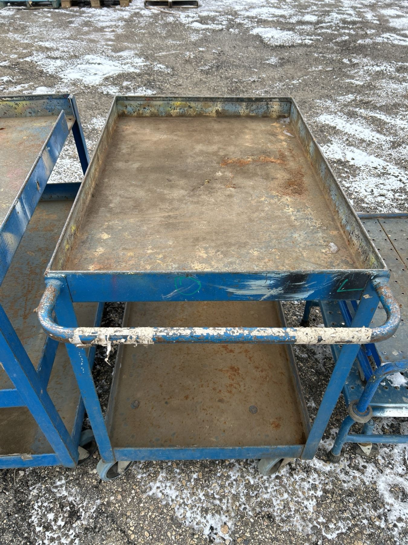 Two Shelf Rolling Cart