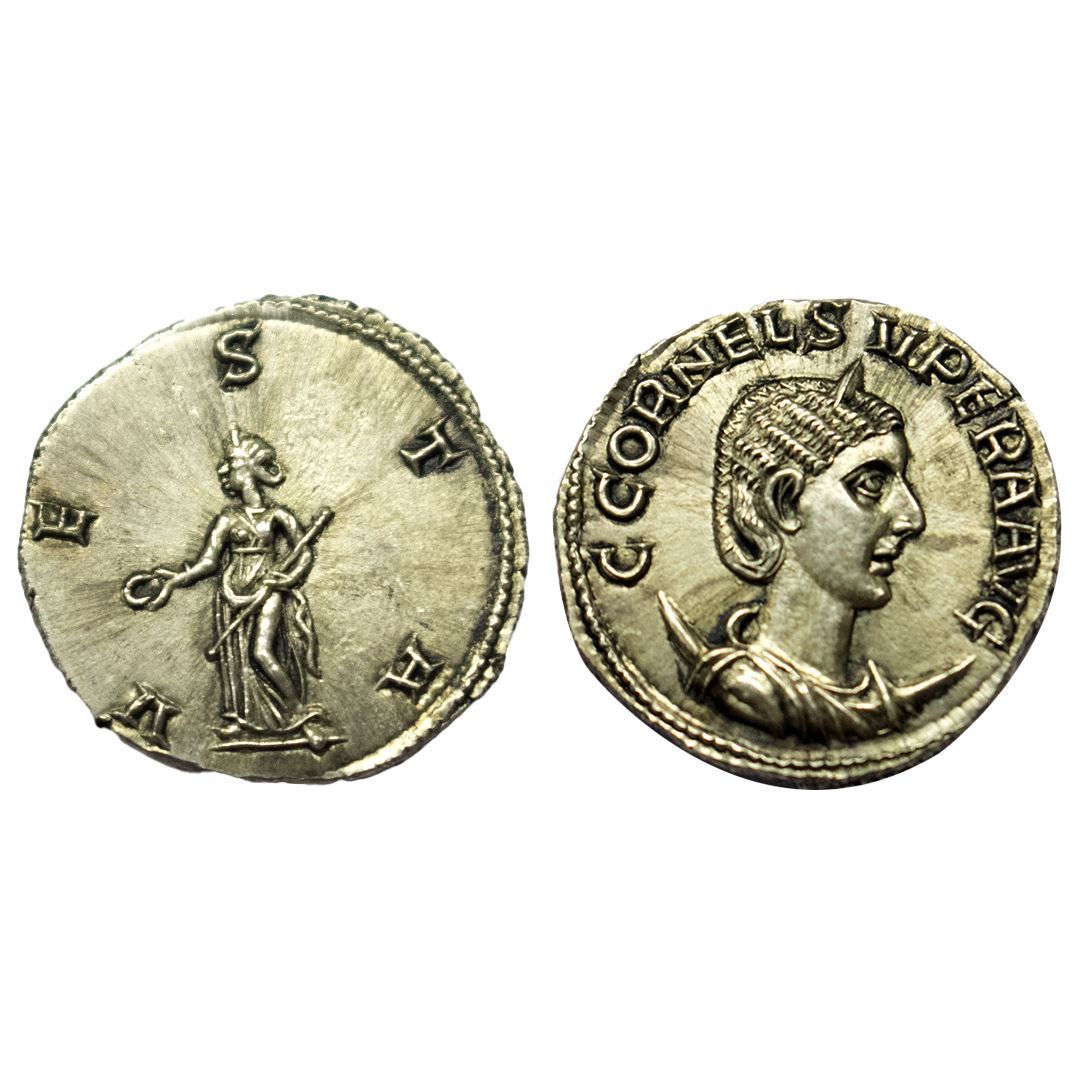 Ancient World, Roman Empire, Cornelia Supera, Augusta, (c. 253 AD ...