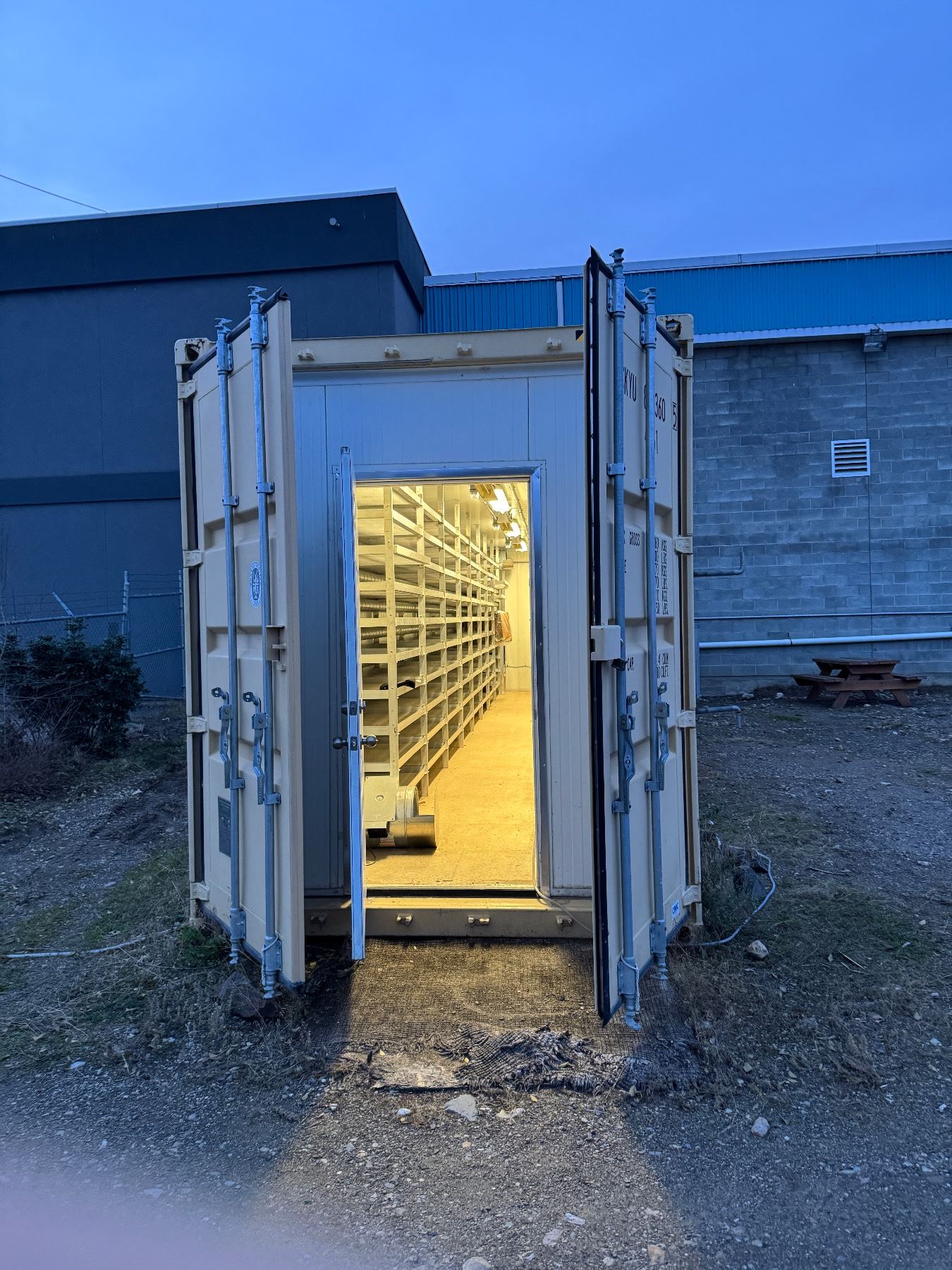 C Can Portable dry room stainless steel racking PLEASE TEXT 250-769 ...