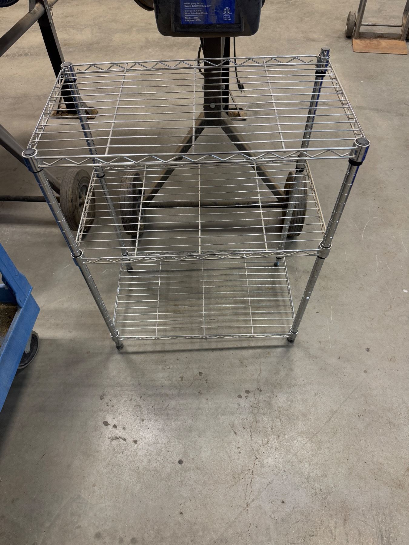 Metal rack 23.5x13.5x30 tall
