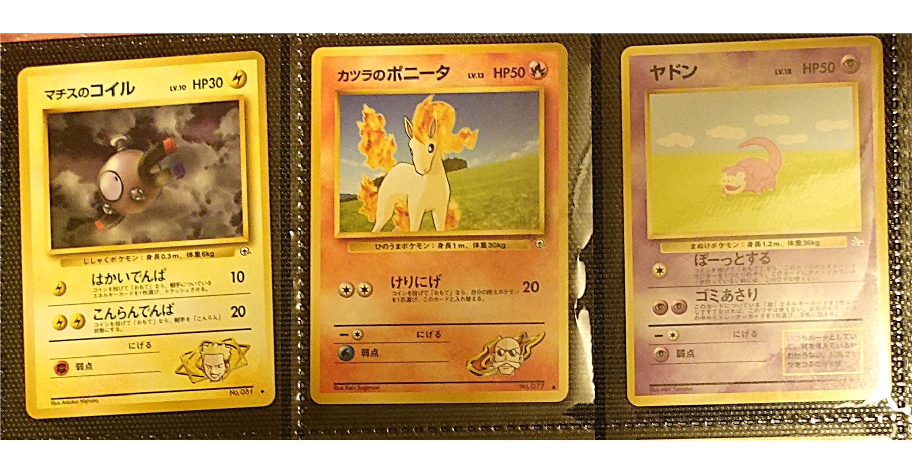 (3) Japanese Pokemon Cards