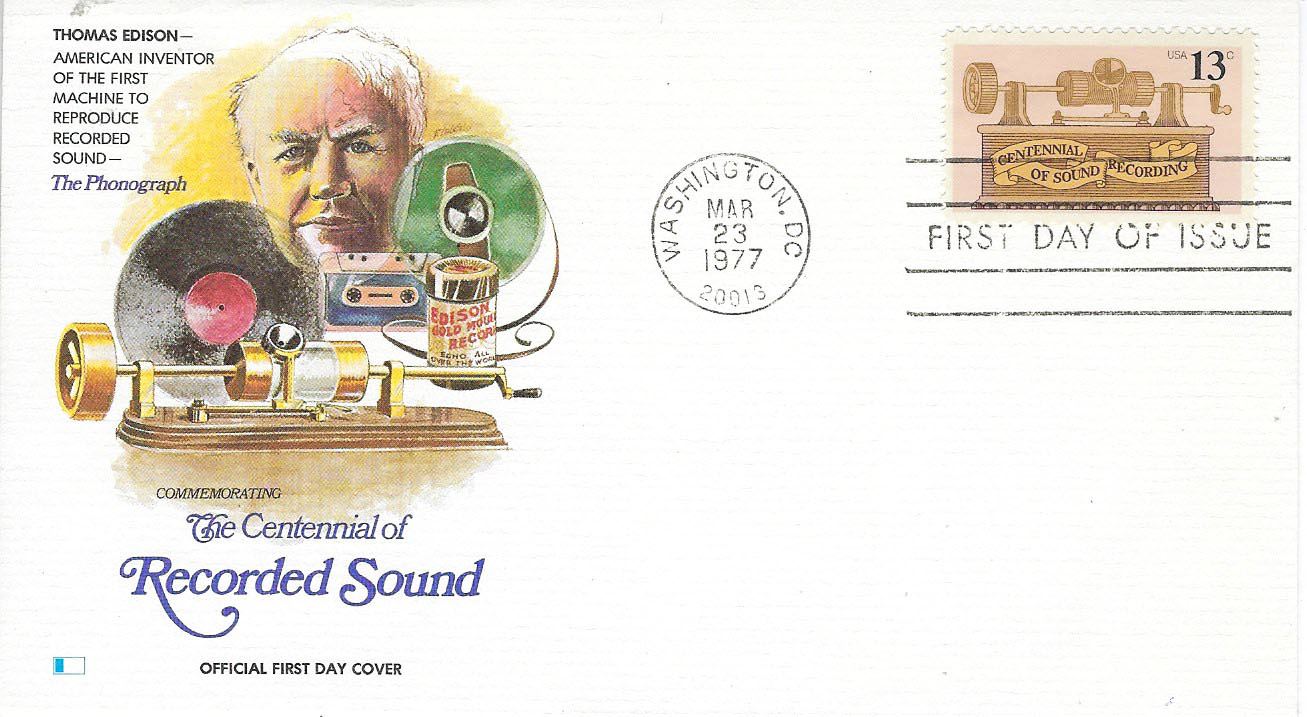 The Centennial Recorded Sound FDC
