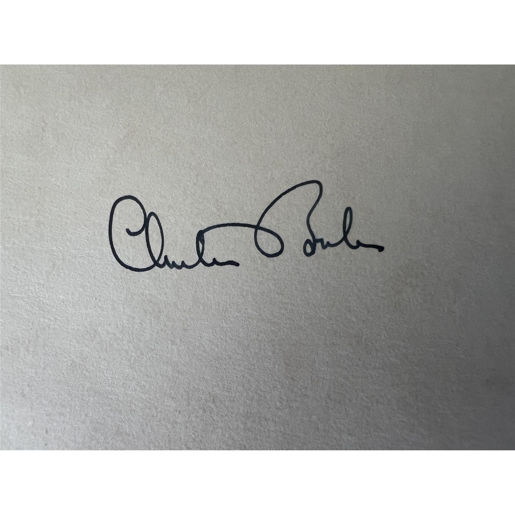 Governor of Connecticut Chester Bowles original signature