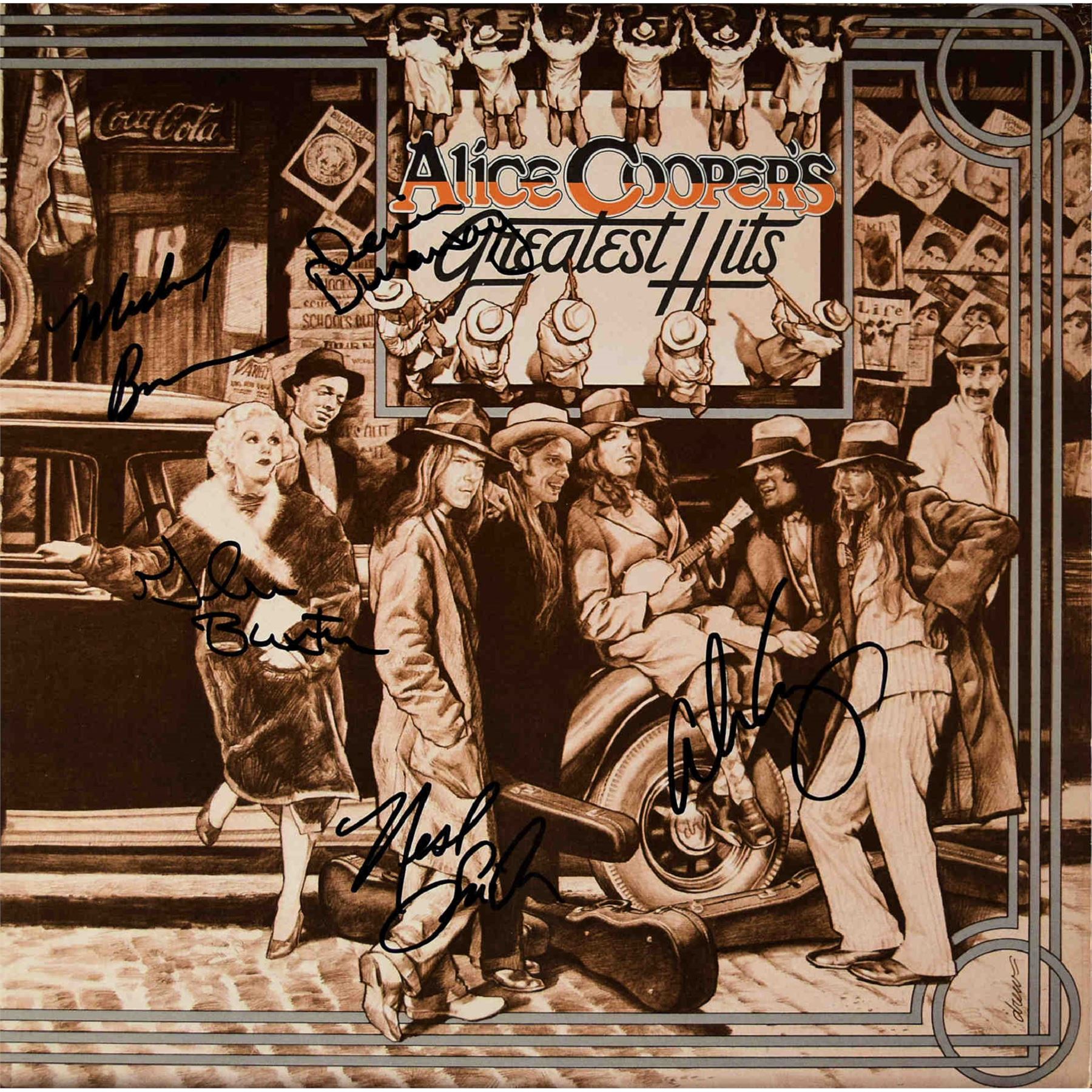 Alice Cooper signed Greatest Hits album