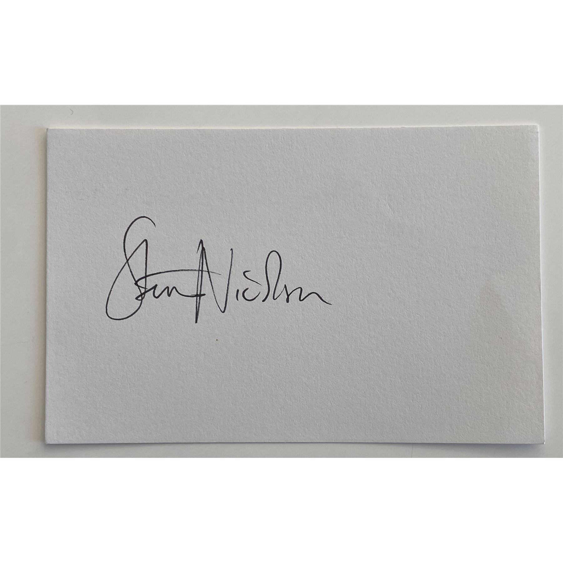 Stan Nicholsonoriginal signature