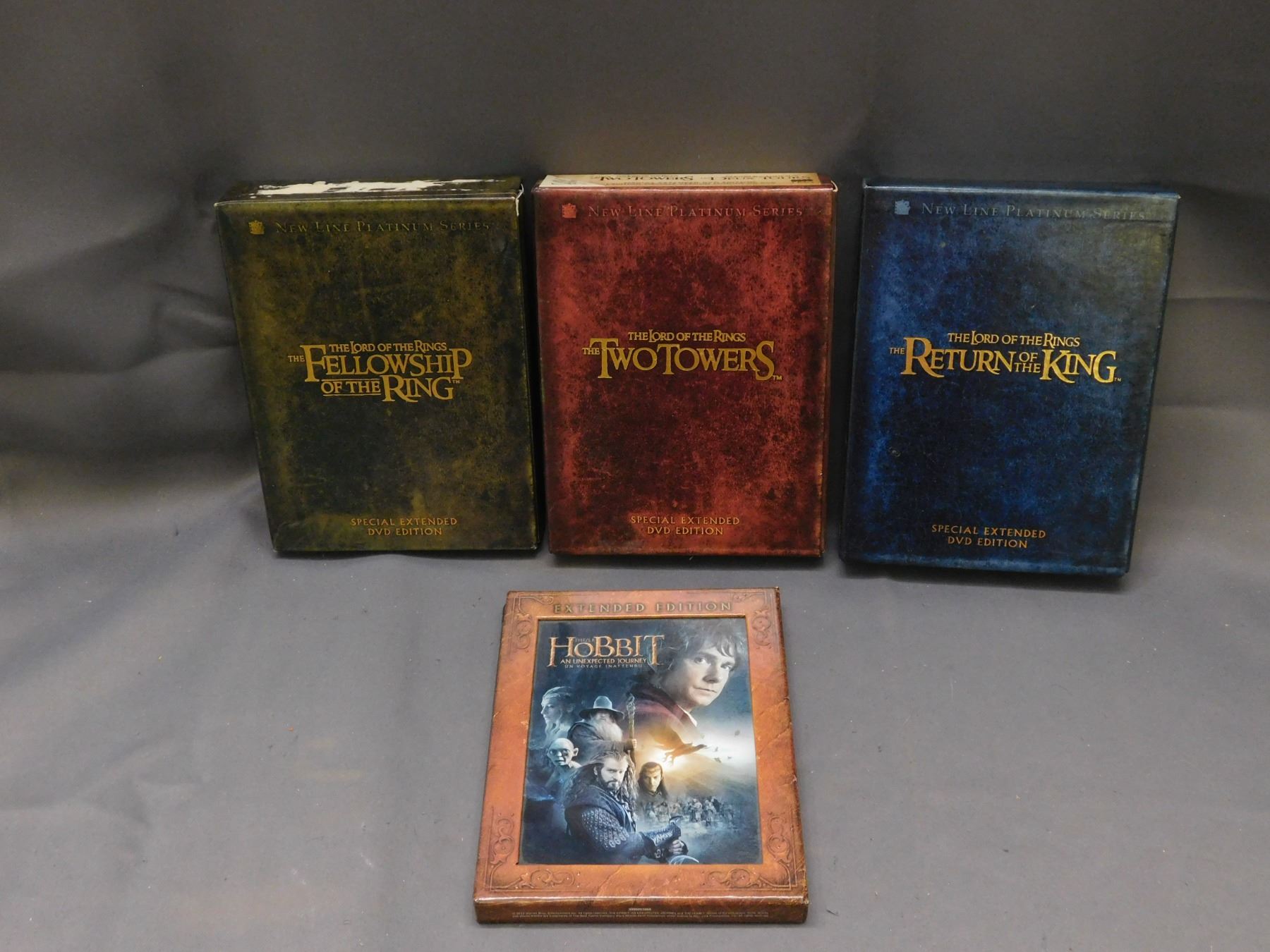 Lot of 4 The Lord of the Rings Special Edition Extended Trilogy DVD Box ...