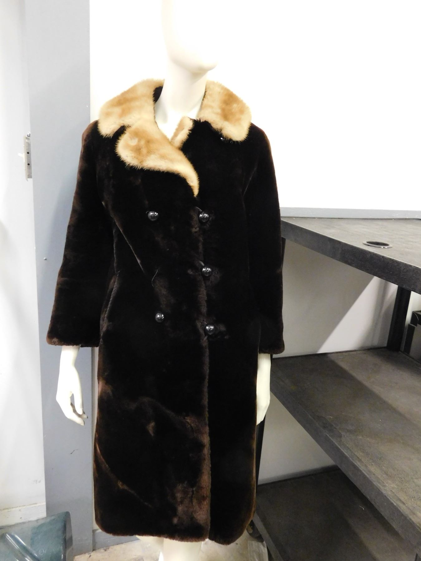 Hudson Bay Company Vintage Genuine Animal Fur Coat *some mending req*