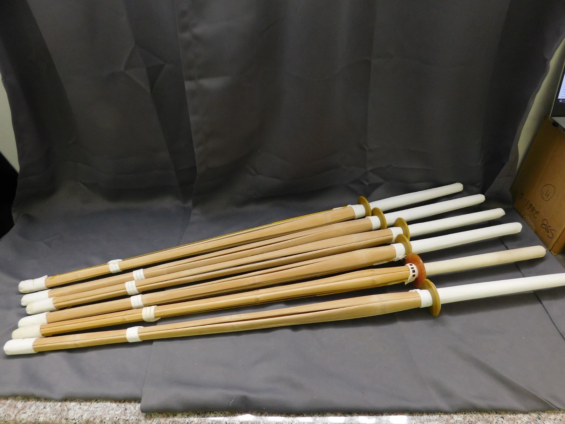 Lot of 6 Kendo Shinai Bamboo Practice Swords Katana Practice