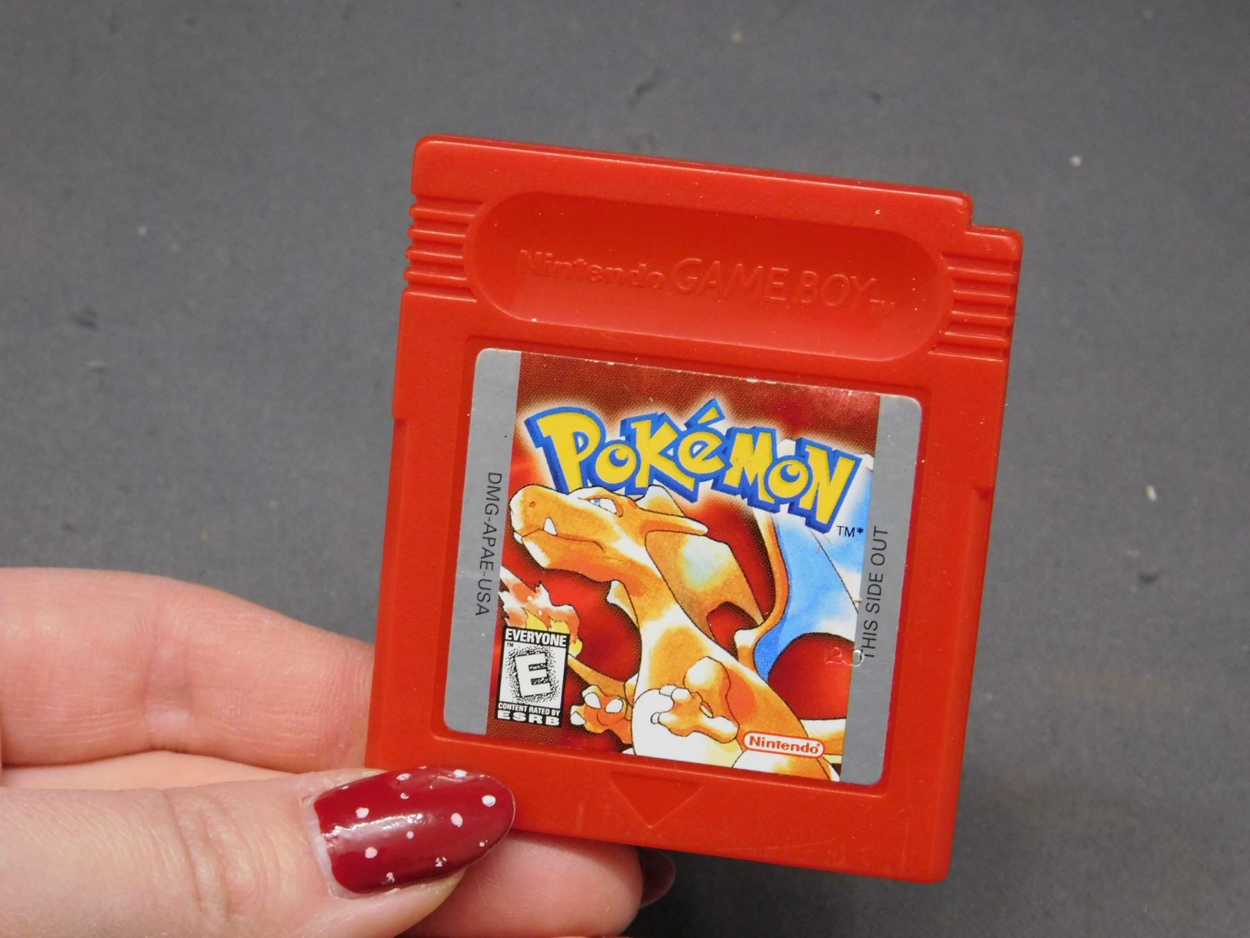Nintendo Gameboy Pokemon Red Video Game Cartridge